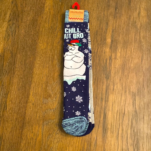 Underwear & Socks | Nwt Basic Resources Hohoho Collection 2 Pack Chill Out Bro Size 6125 | Poshmark